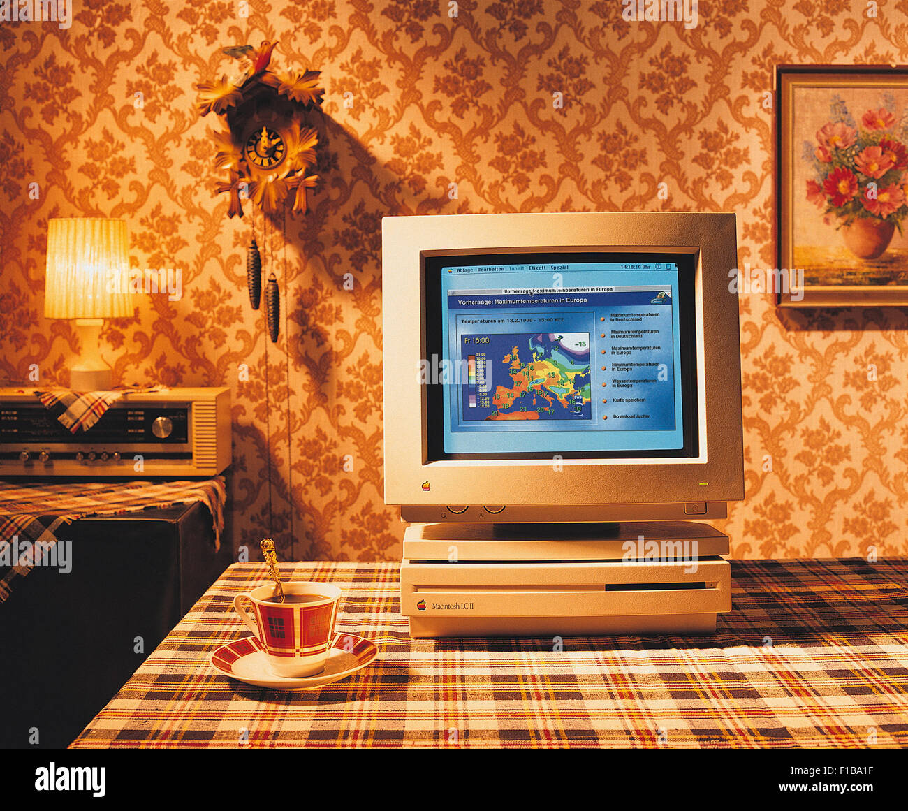 Weather computer monitor hi-res stock photography and images - Alamy