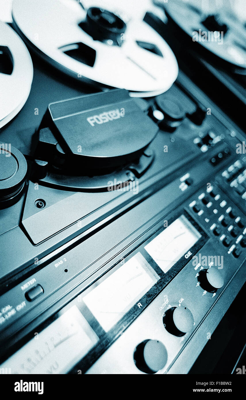 Tape in a recording studio Stock Photo - Alamy