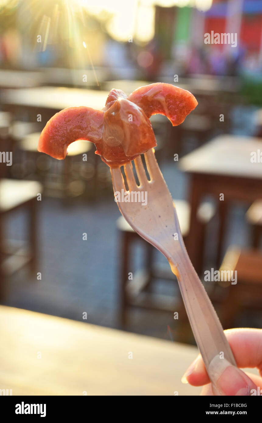 Hold fork hi-res stock photography and images - Alamy