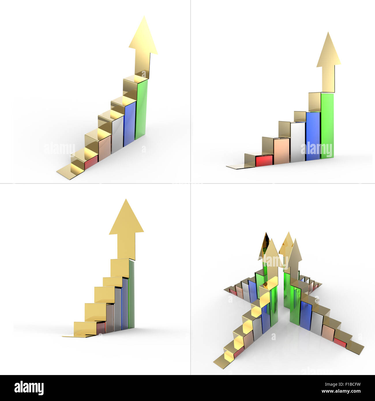 3d bar graph hi-res stock photography and images - Alamy