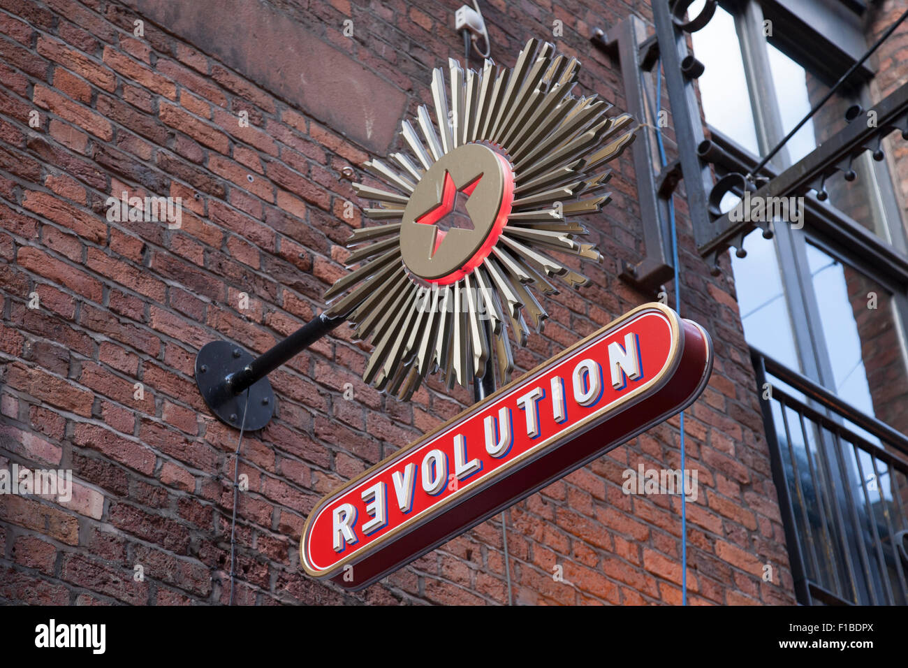 Revolution Sign; Liverpool; England; UK Stock Photo - Alamy