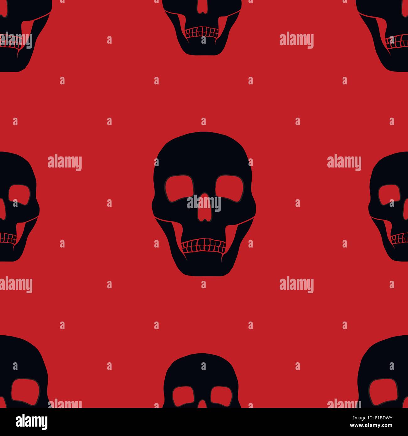 seamless background with skulls Stock Vector Image & Art - Alamy