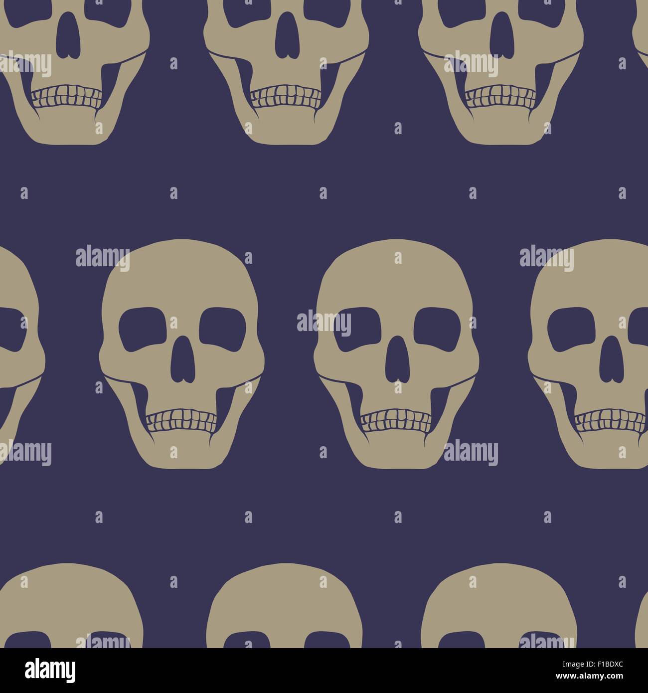 seamless background with skulls Stock Vector Image & Art - Alamy