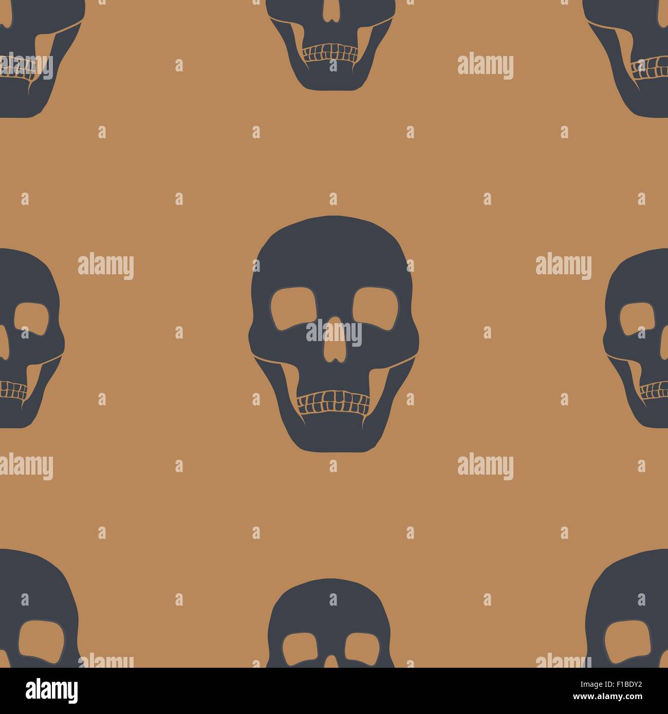 seamless background with skulls Stock Vector Image & Art - Alamy
