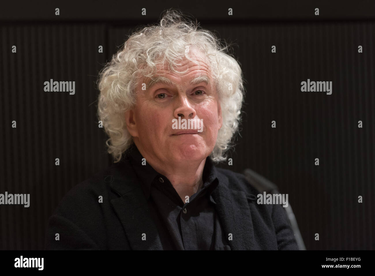 Berlin, Germany, Sir Simon Rattle, chief conductor of the Berlin ...