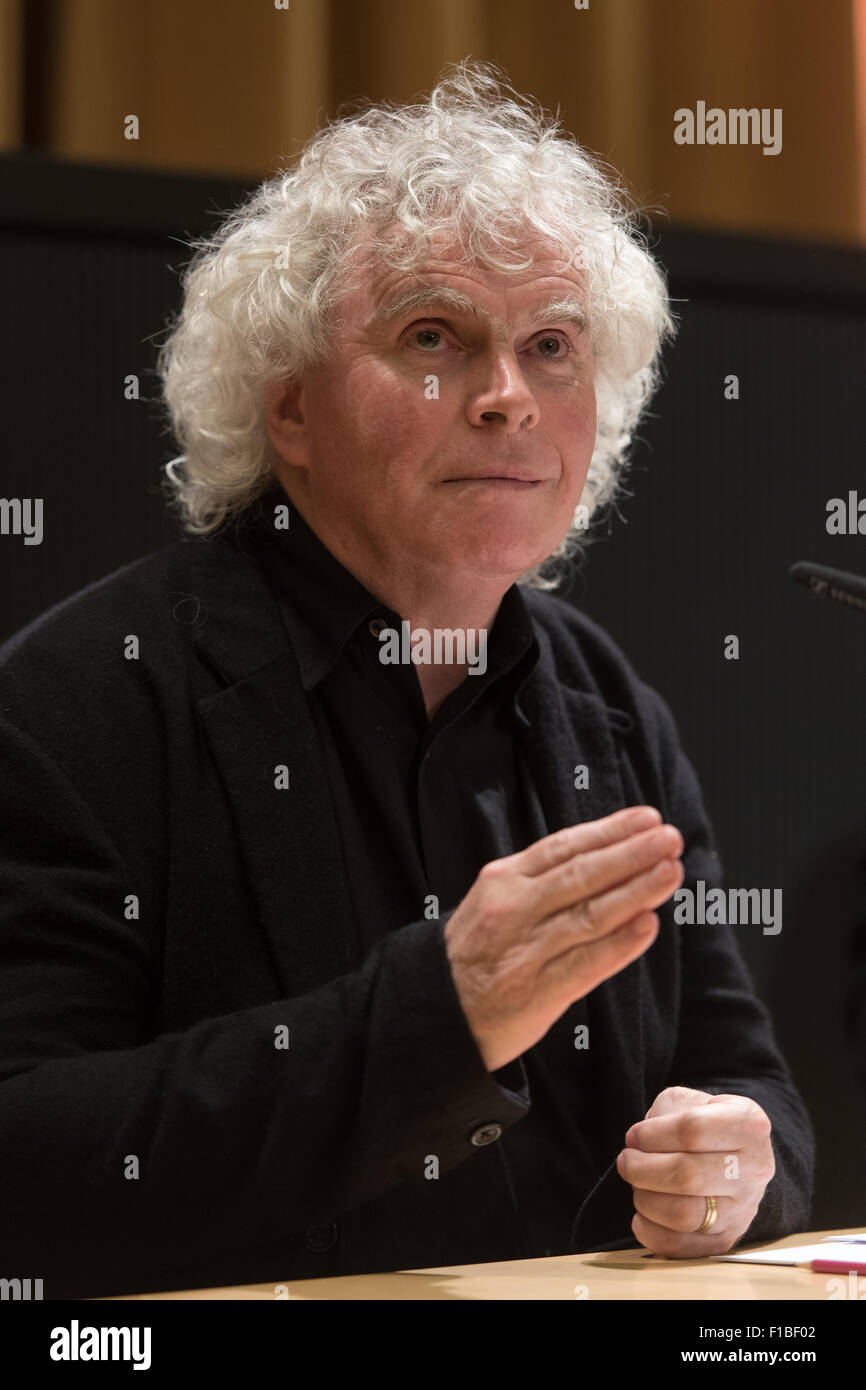 Conductor Simon Rattle Stock Photos & Conductor Simon Rattle Stock ...