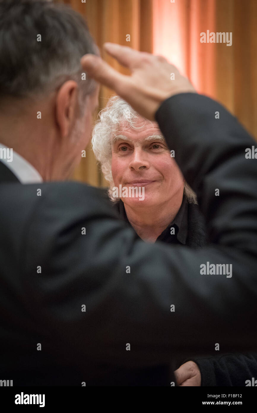 Berlin, Germany, Sir Simon Rattle, chief conductor of the Berlin ...