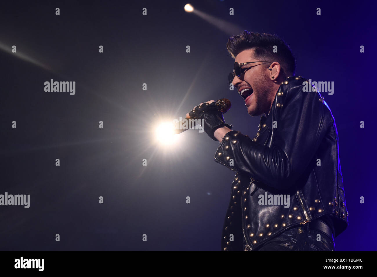 Adam lambert the queen singer hi-res stock photography and images - Alamy
