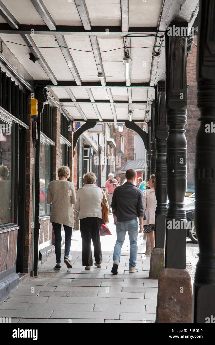 Shopping Gallery in Chester; England; UK Stock Photo - Alamy