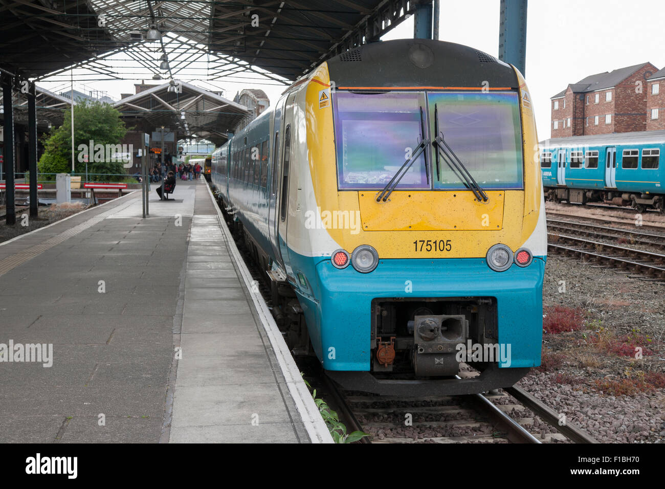Arriva Train in Chester Station, England, UK Stock Photo - Alamy