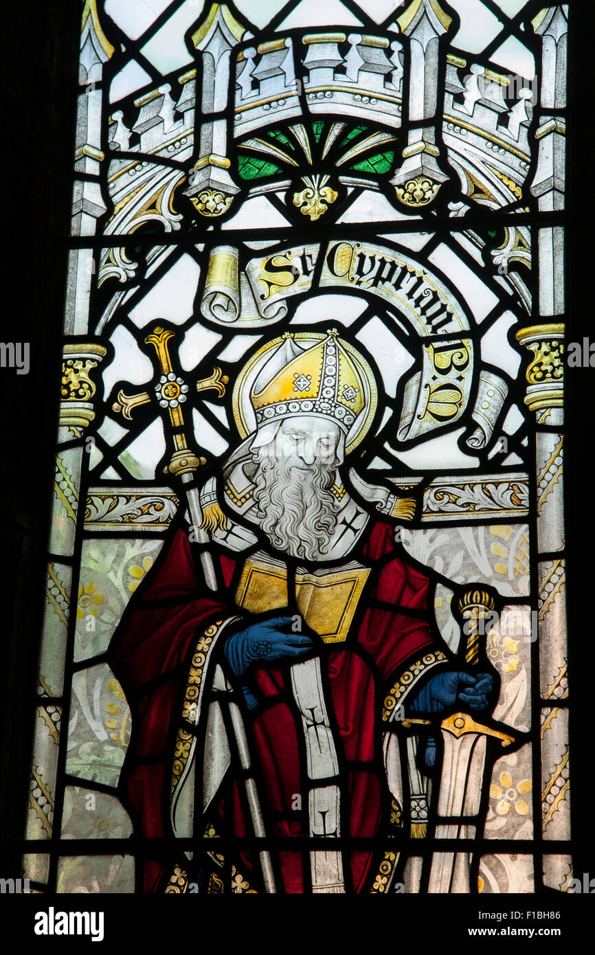 Stained Glass Window, Cathedral Church, Chester; England; UK Stock ...