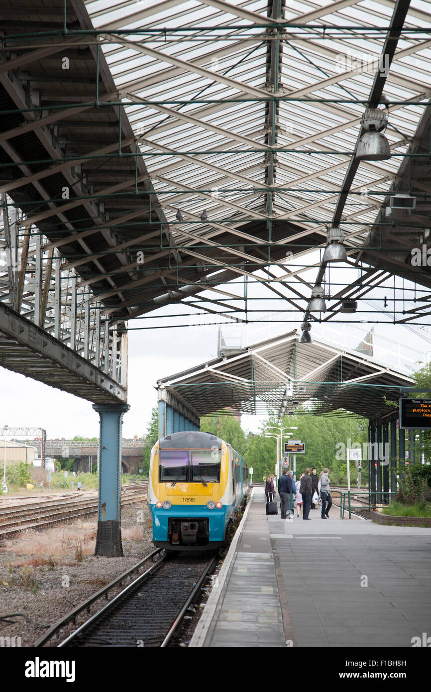 Arriva Train in Chester Station, England, UK Stock Photo - Alamy