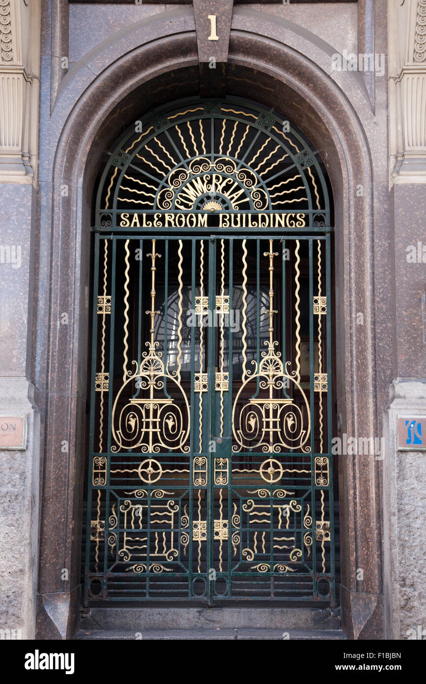 Saleroom Buildings Door and Entrance, Liverpool, England, UK Stock ...
