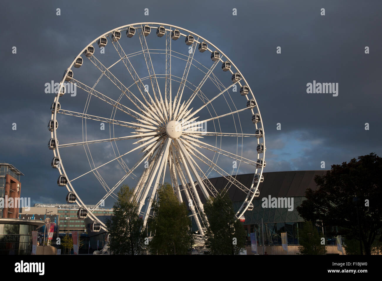 Big Wheel, Albert Docks, Liverpool, England, UK Stock Photo - Alamy