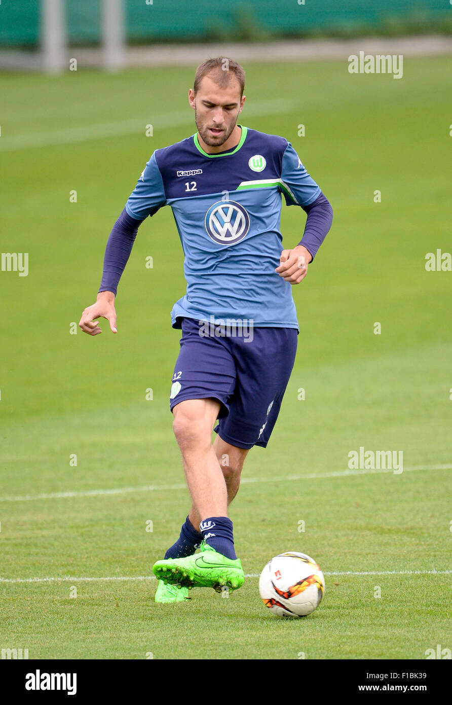 Wolfsburg, Germany. 1st Sep, 2015. Wolfsburg's Bas Dost during practice ...