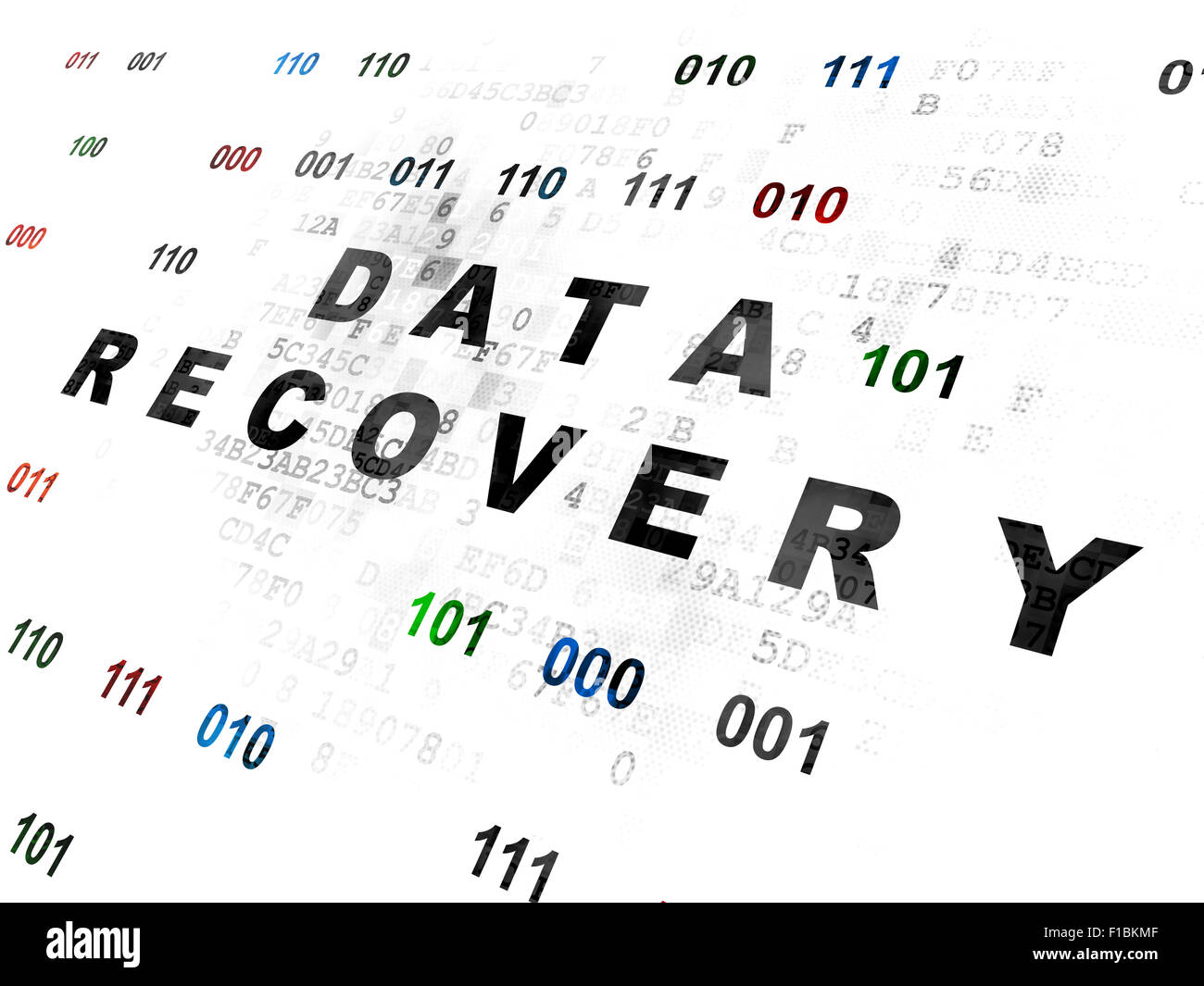 Data concept: Data Recovery on Digital background Stock Photo - Alamy