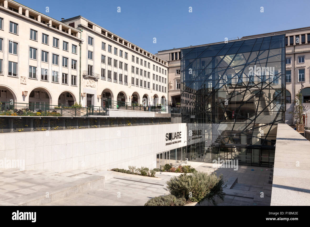Square - convention center in Brussels, Belgium Stock Photo - Alamy