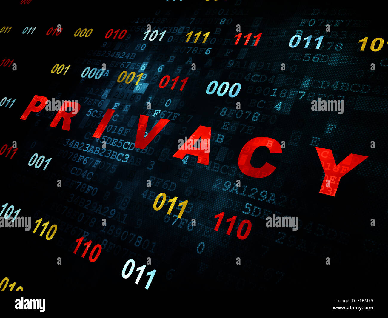 Protection concept: Privacy on Digital background Stock Photo - Alamy