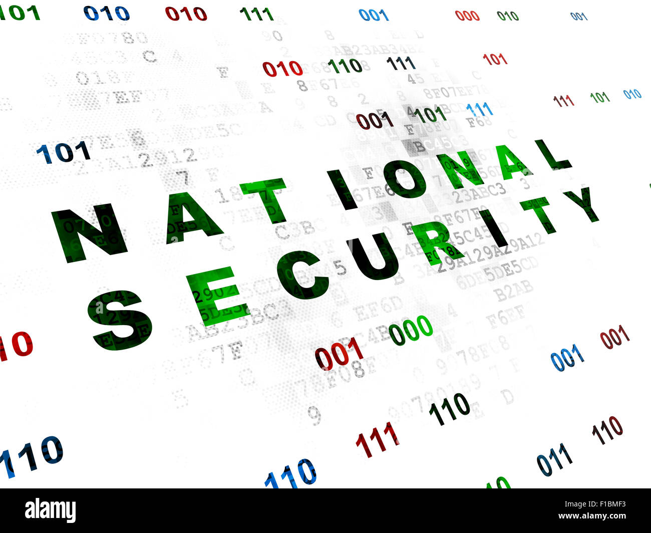 Privacy concept: National Security on Digital background Stock Photo ...