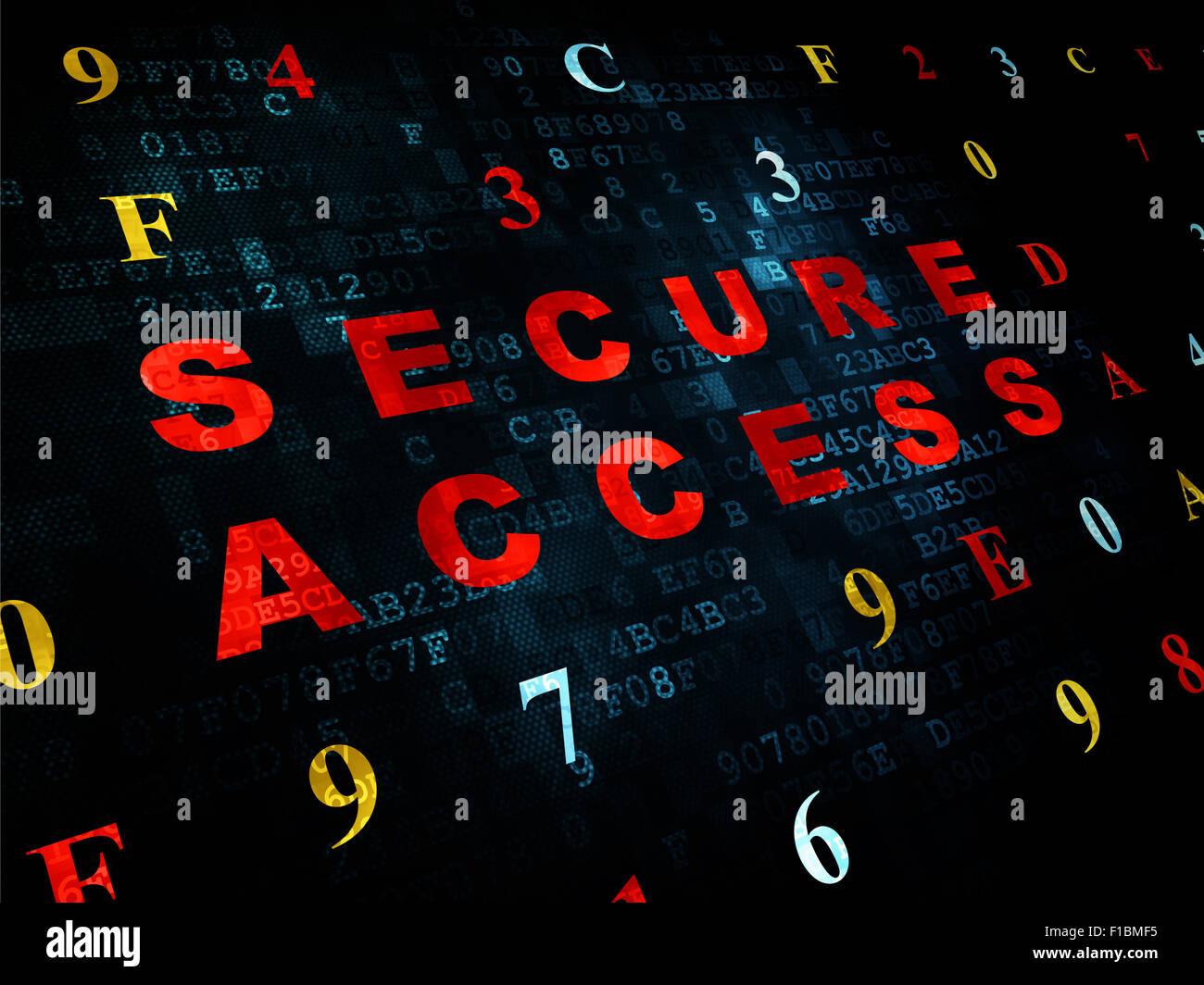 Safety concept: Secure Access on Digital background Stock Photo - Alamy