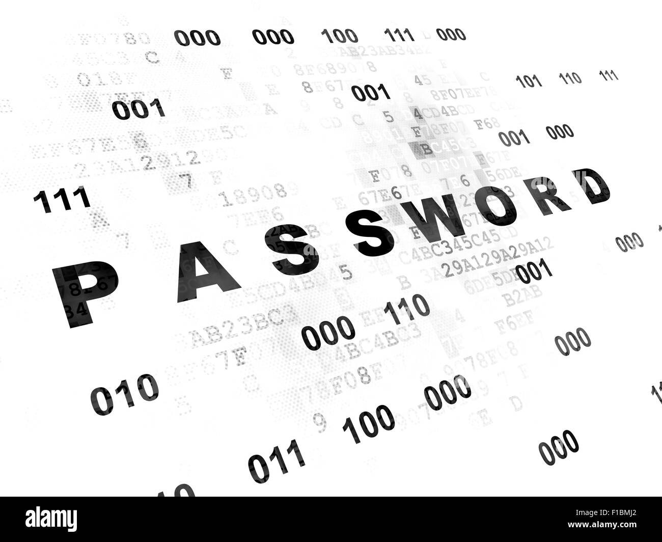 Safety concept: Password on Digital background Stock Photo - Alamy