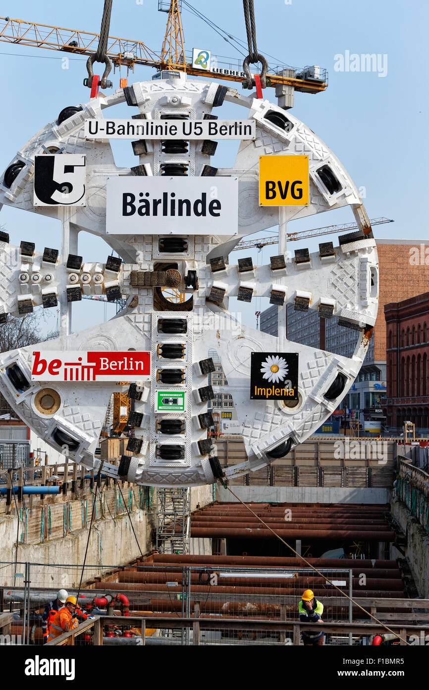 Vertical tunnel boring machine hi-res stock photography and images - Alamy