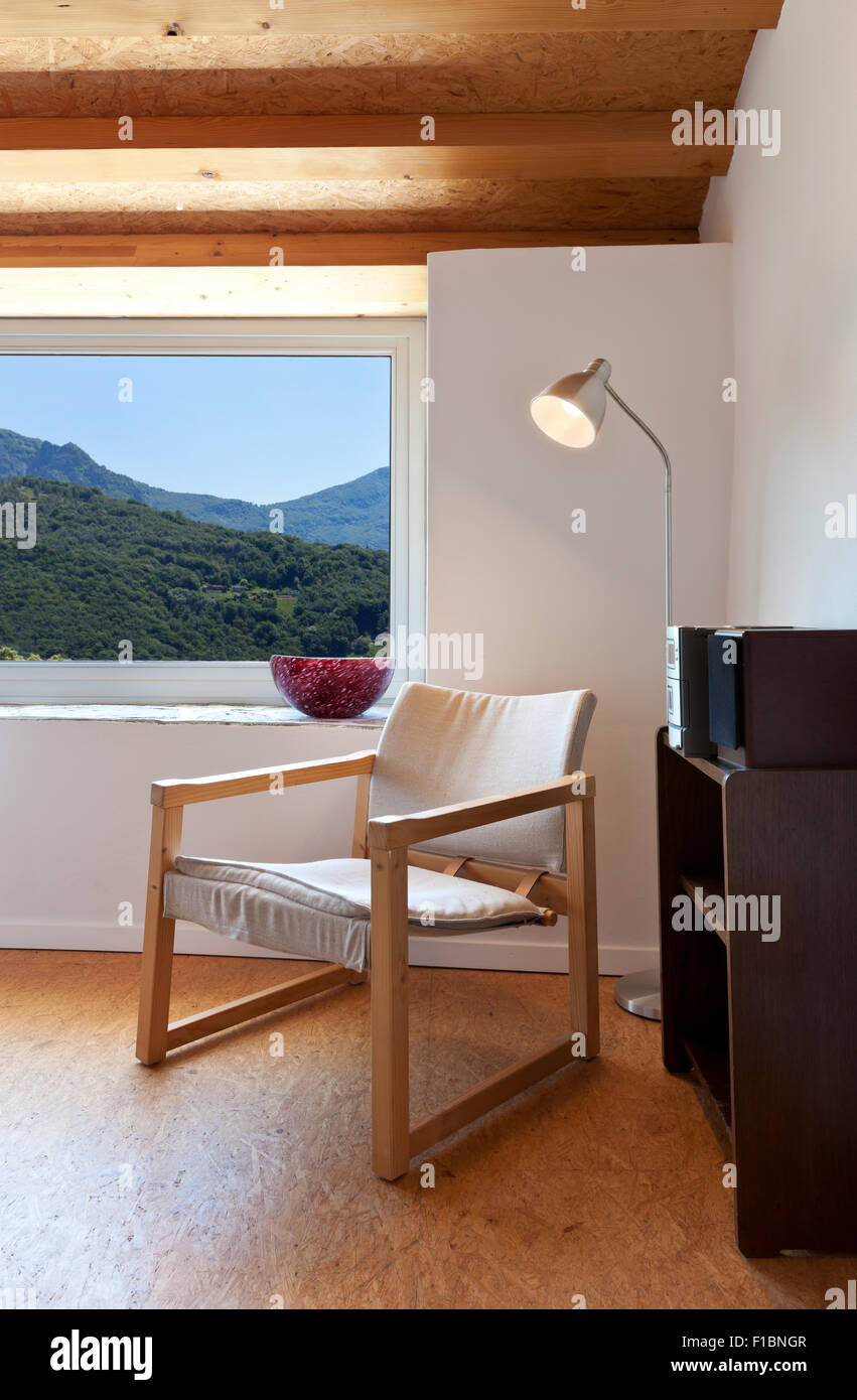 interior home, room with chair, detail Stock Photo - Alamy