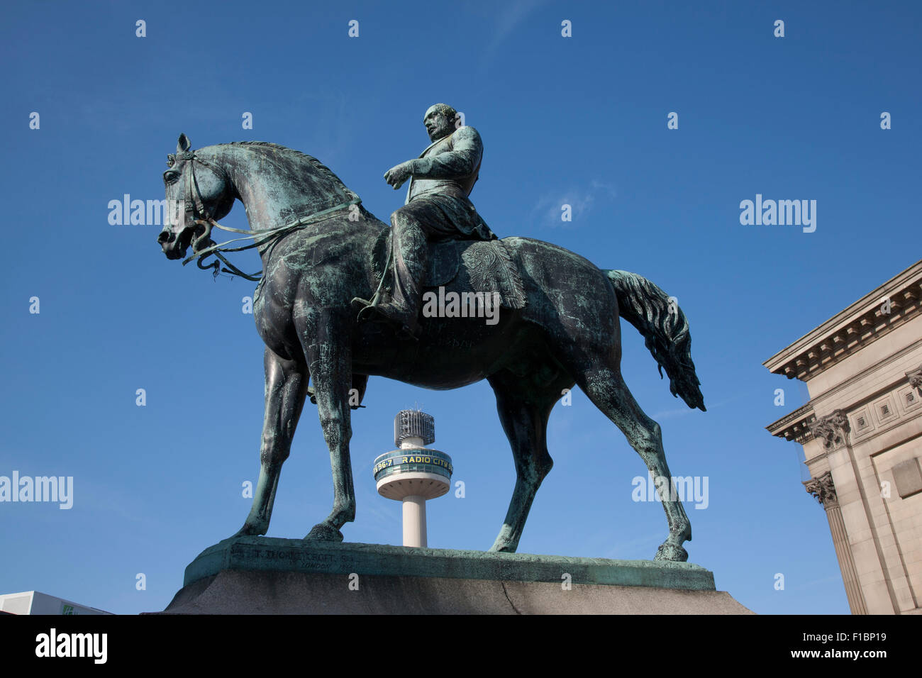 Albert Statue by Thorneycroft (1866), Liverpool, England, UK Stock ...