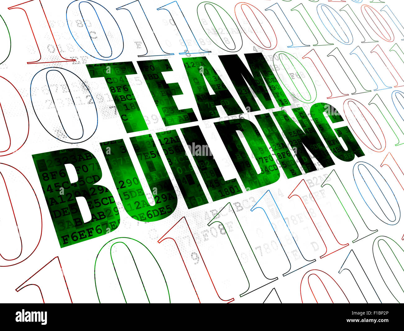 Business concept: Team Building on Digital background Stock Photo - Alamy