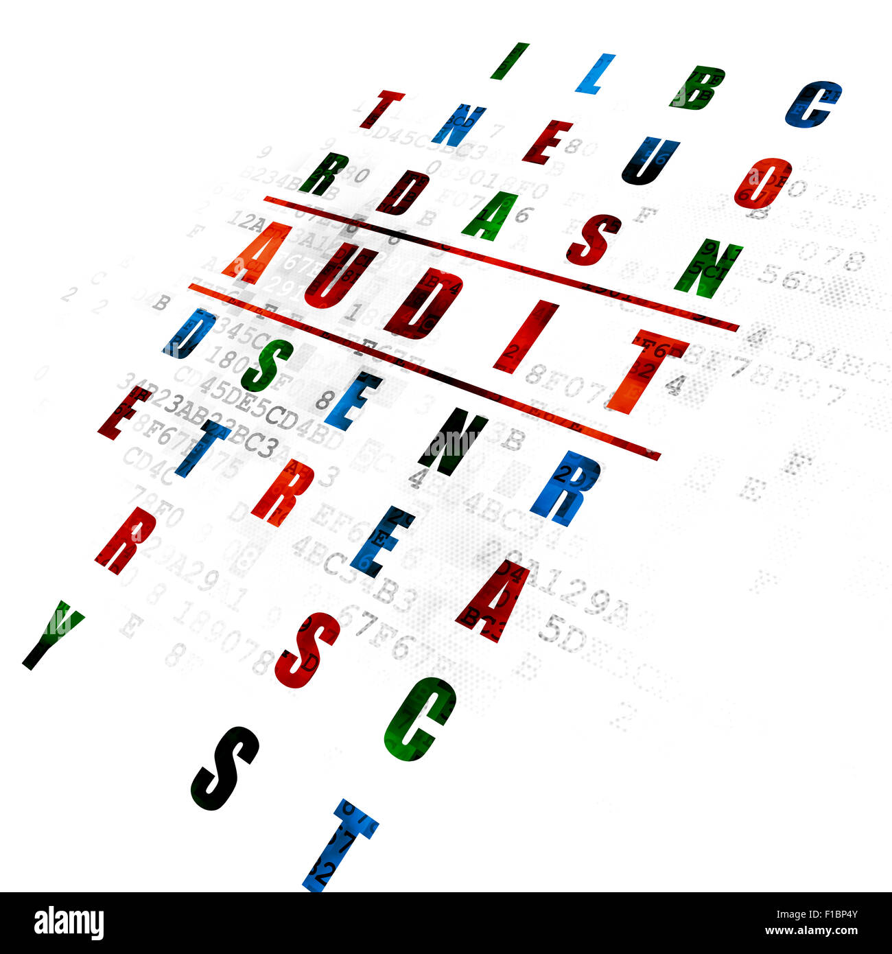 Finance concept: word Audit in solving Crossword Puzzle Stock Photo - Alamy