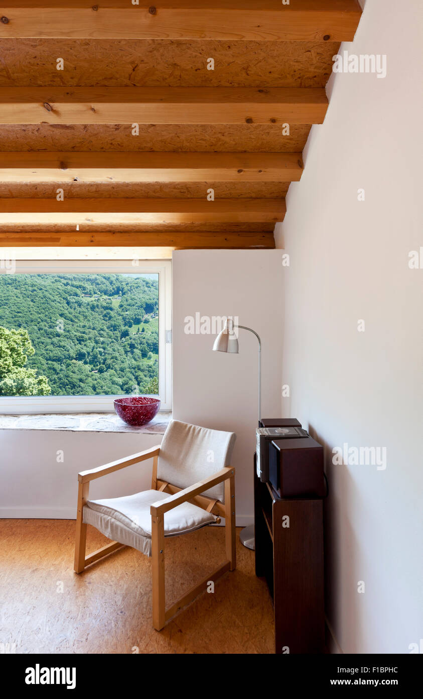 interior home, room with chair, detail Stock Photo - Alamy