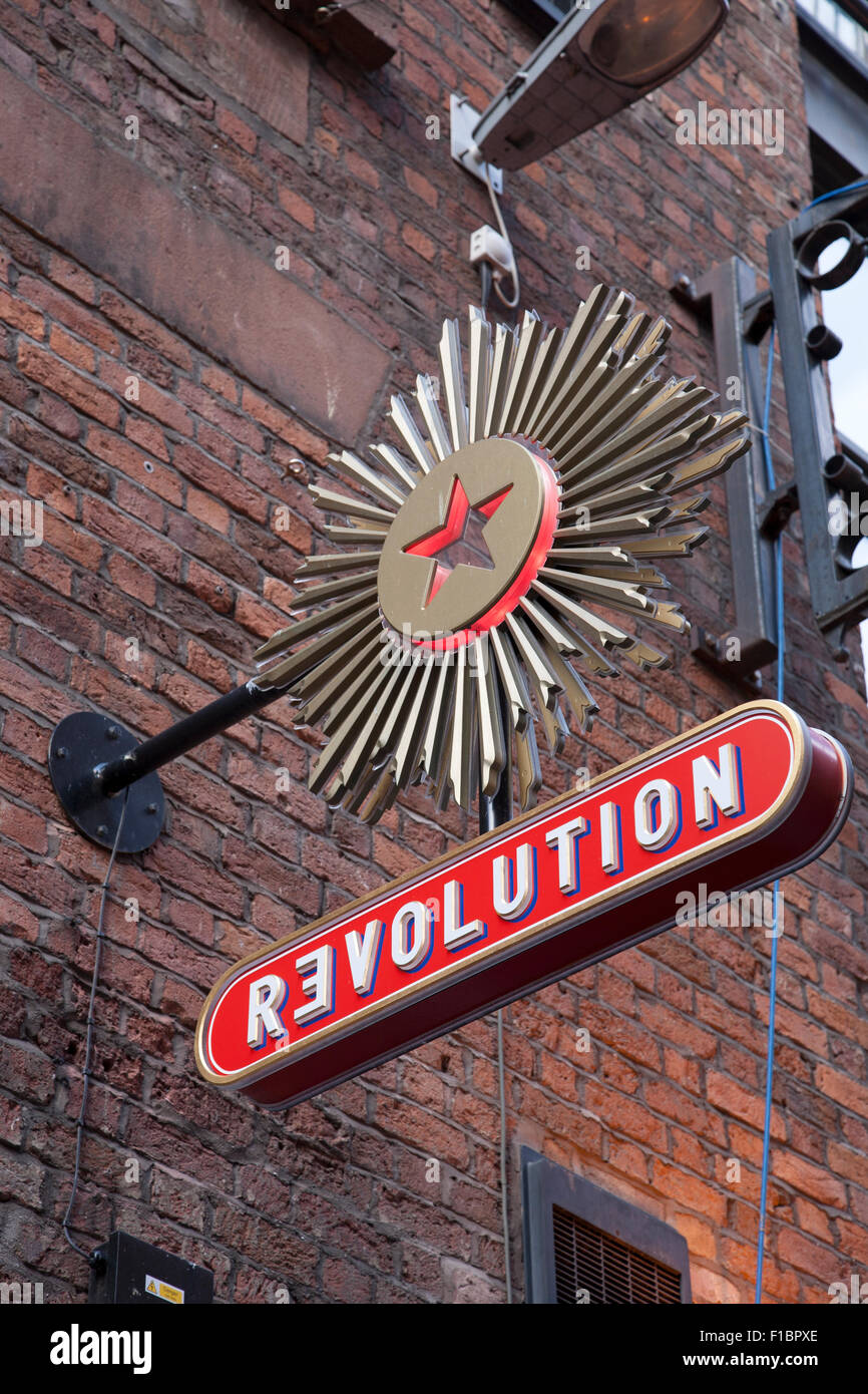 Revolution Sign; Liverpool; England; UK Stock Photo - Alamy
