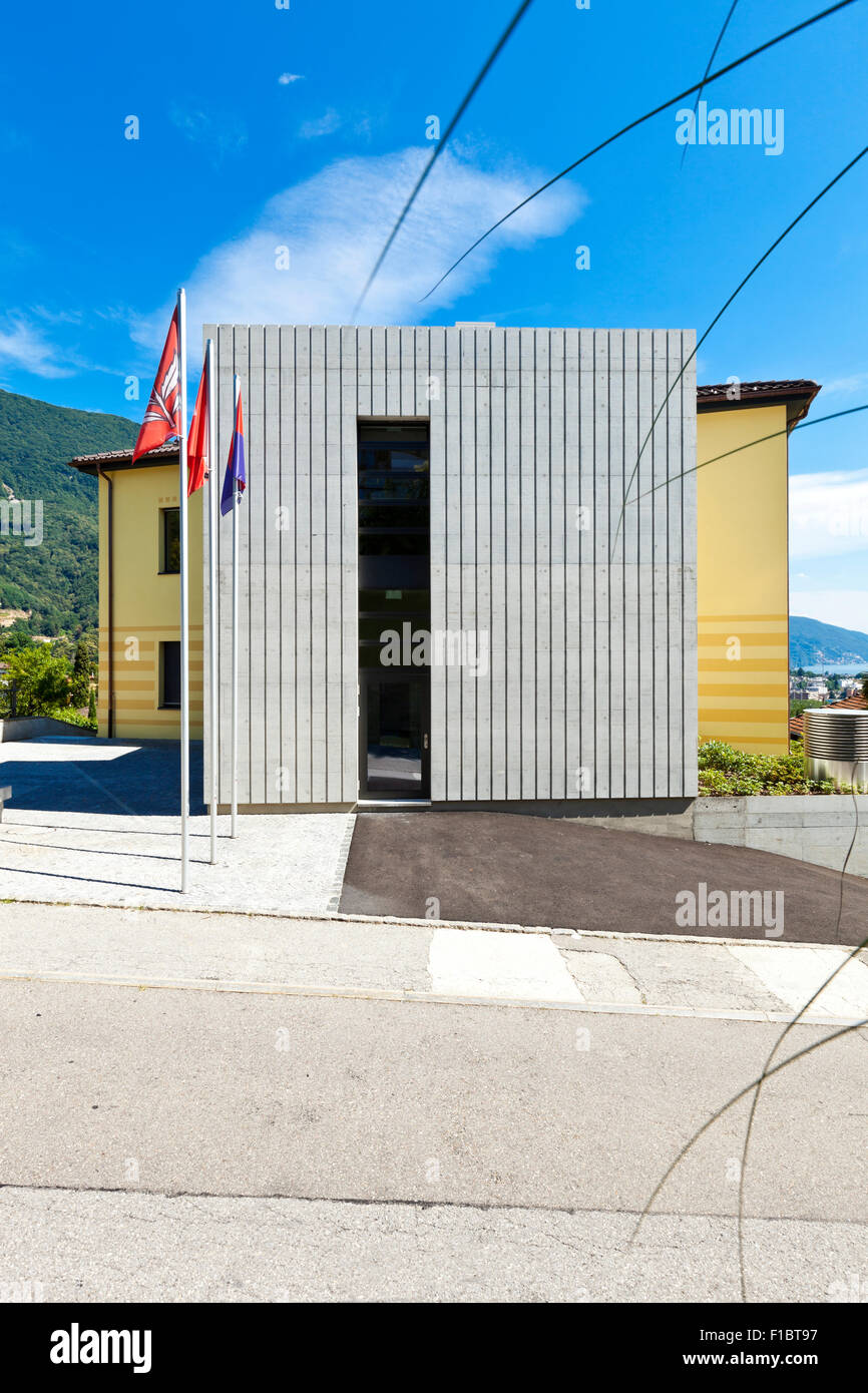 new building, view from the road Stock Photo - Alamy