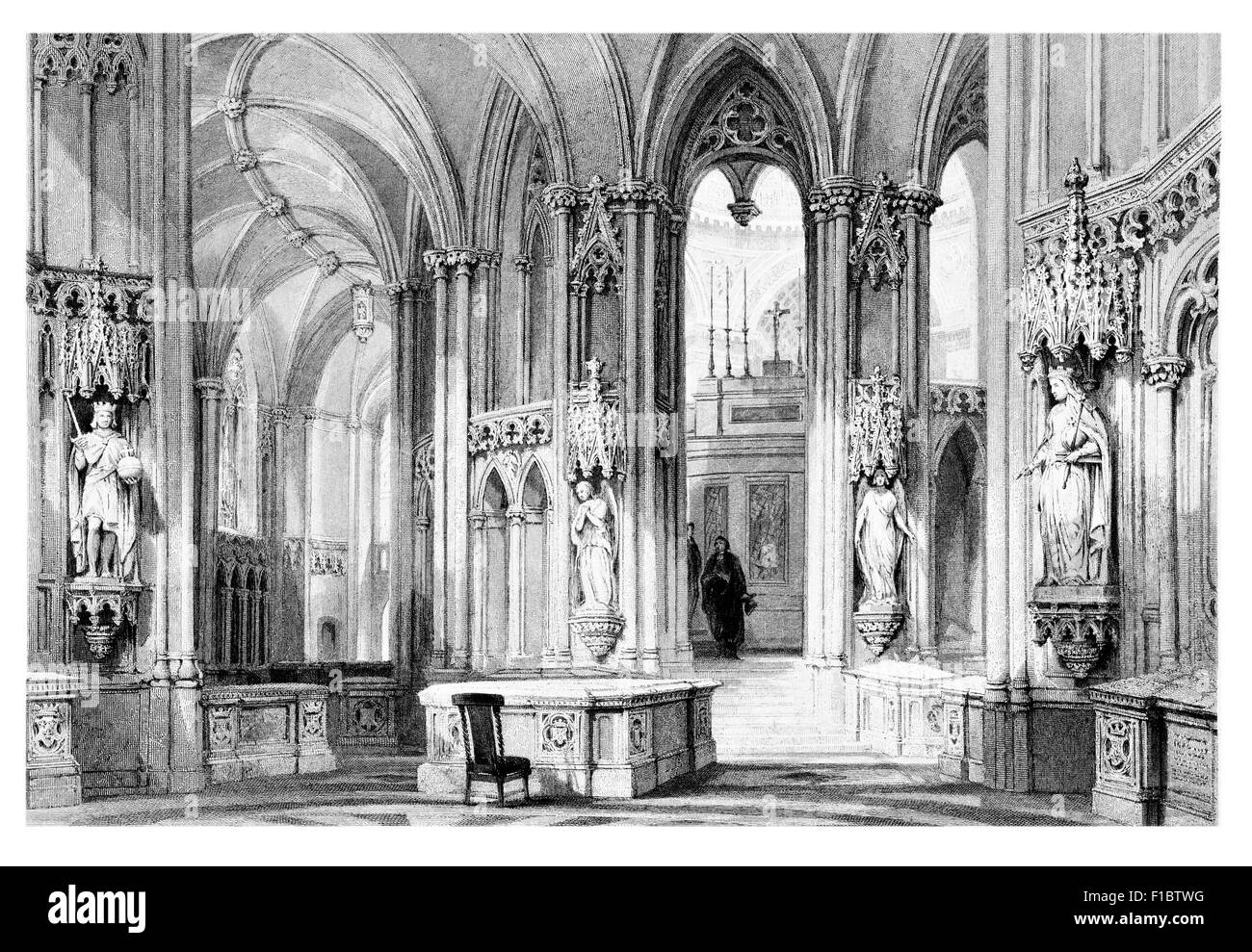 Family mausoleum interior Cut Out Stock Images & Pictures - Alamy