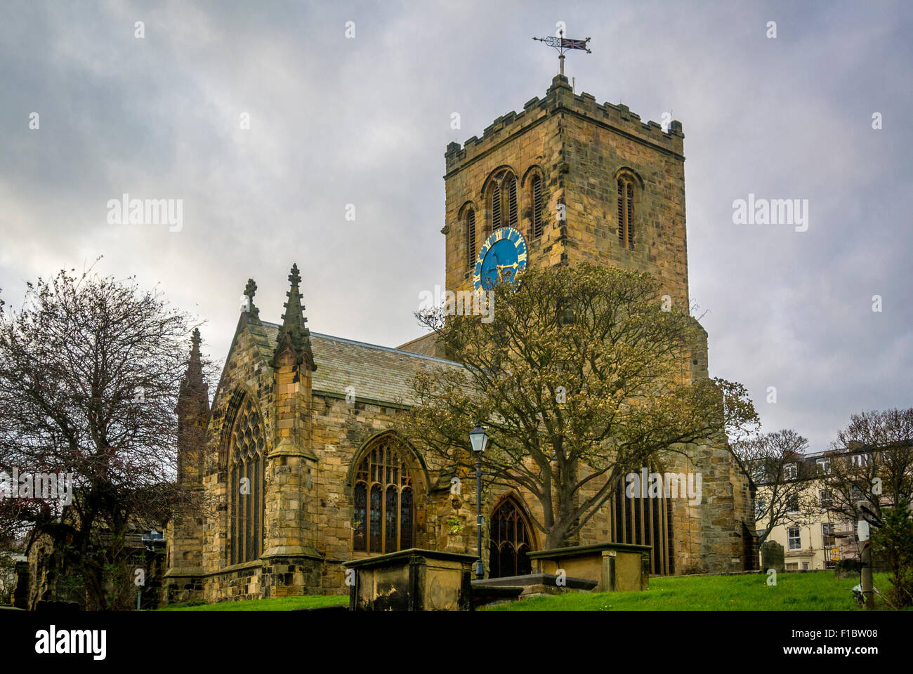 Church with weather vane hi-res stock photography and images - Alamy