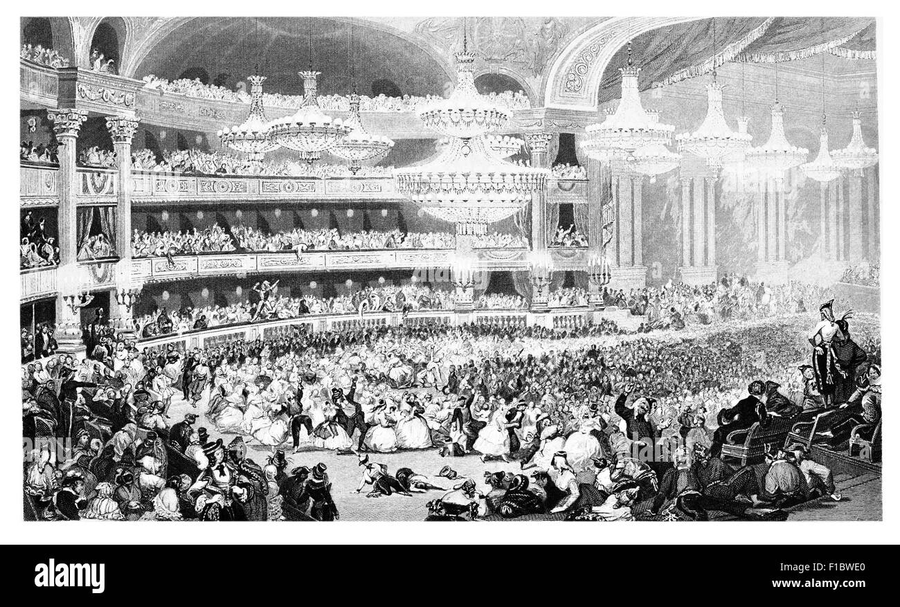 Masked ball at the opera house Cut Out Stock Images & Pictures - Alamy