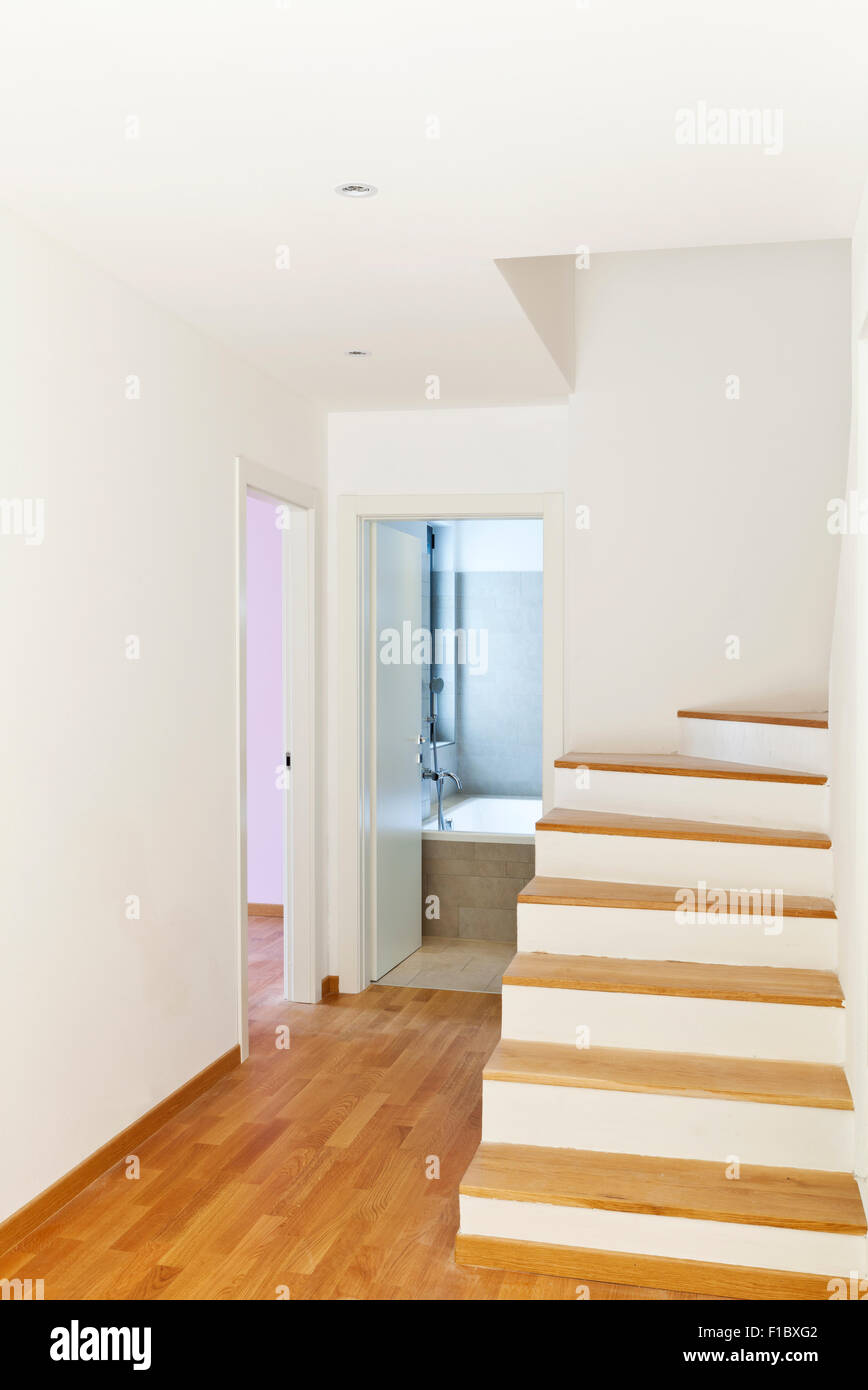 interior modern house, staircase and passage Stock Photo - Alamy