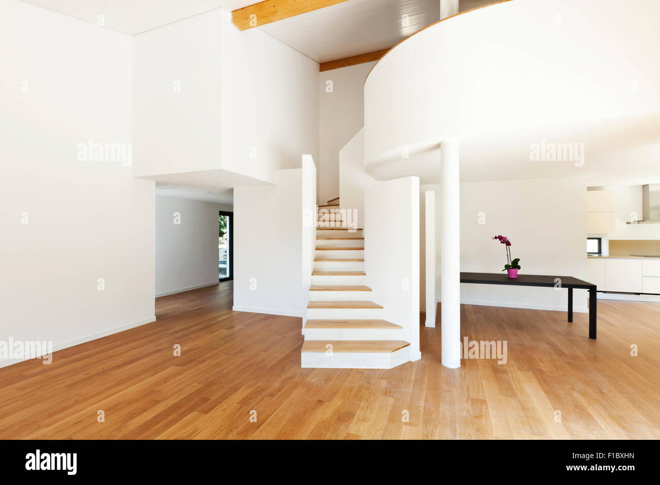 interior modern house, large open space Stock Photo - Alamy