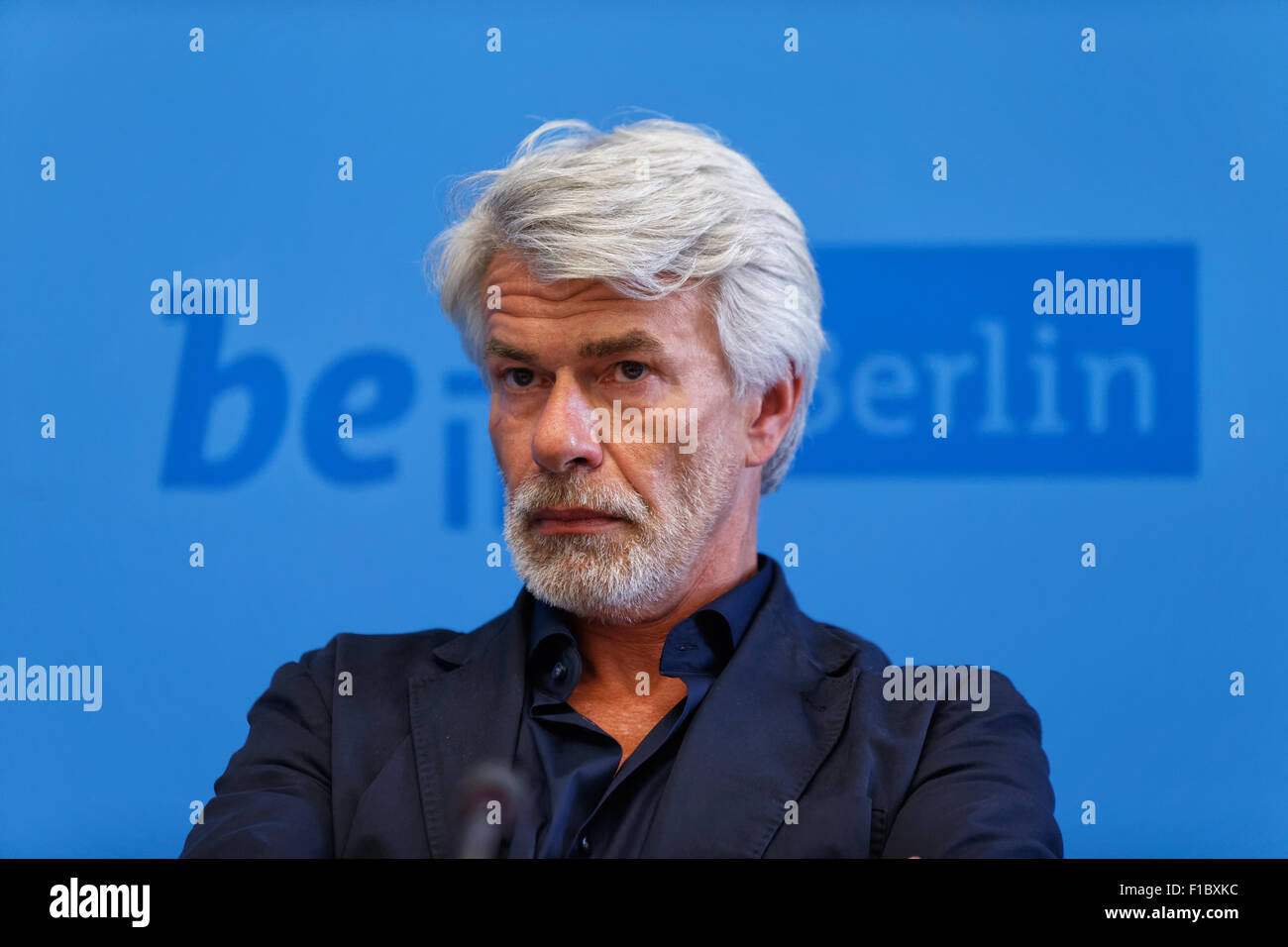 Artistic director of the berlin volksbuehne hi-res stock photography ...
