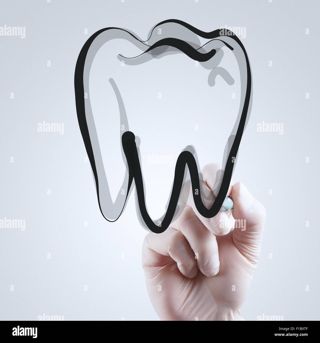 Mouth teeth drawing hi-res stock photography and images - Alamy