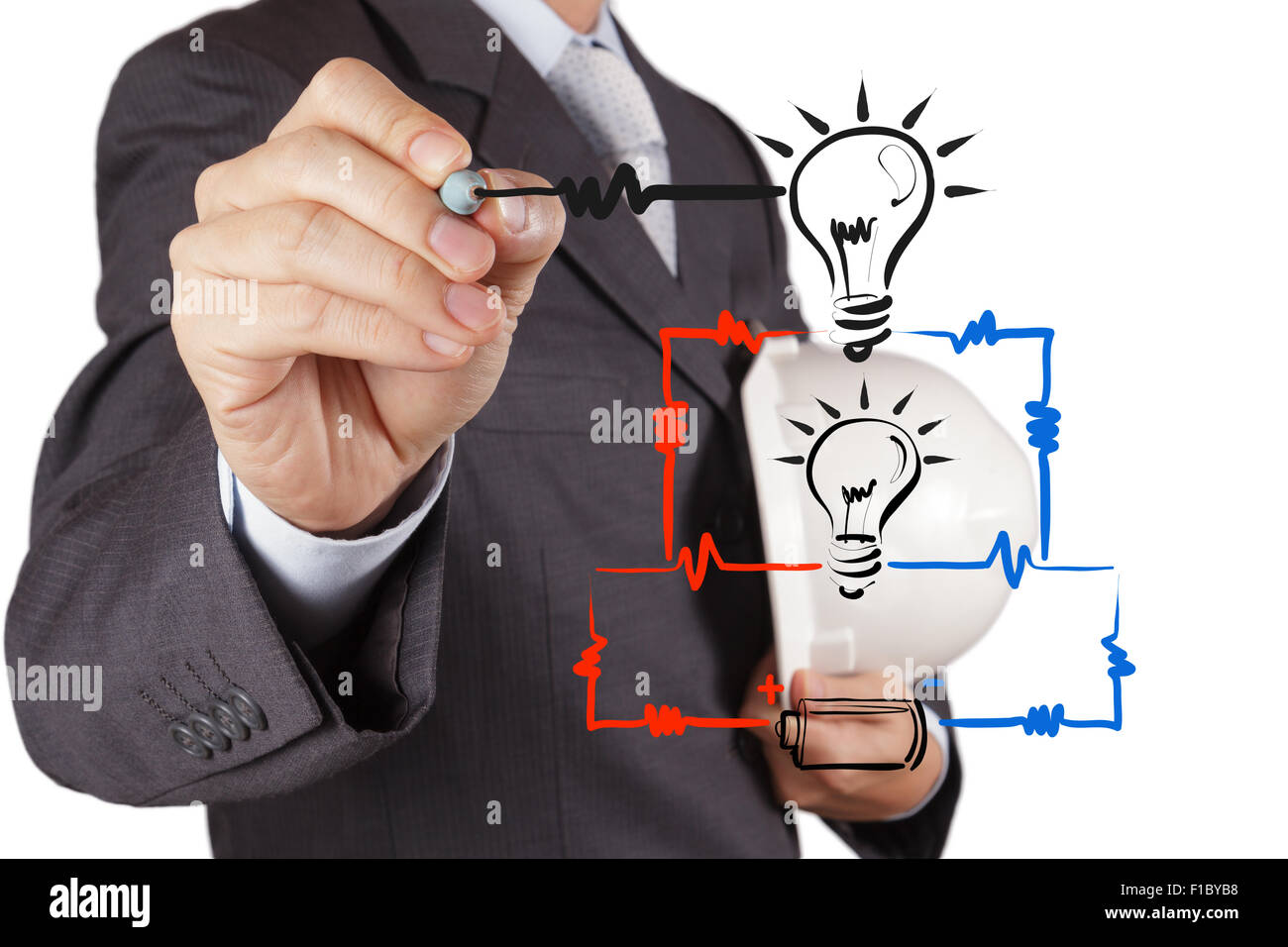 Series circuit diagram hi-res stock photography and images - Alamy