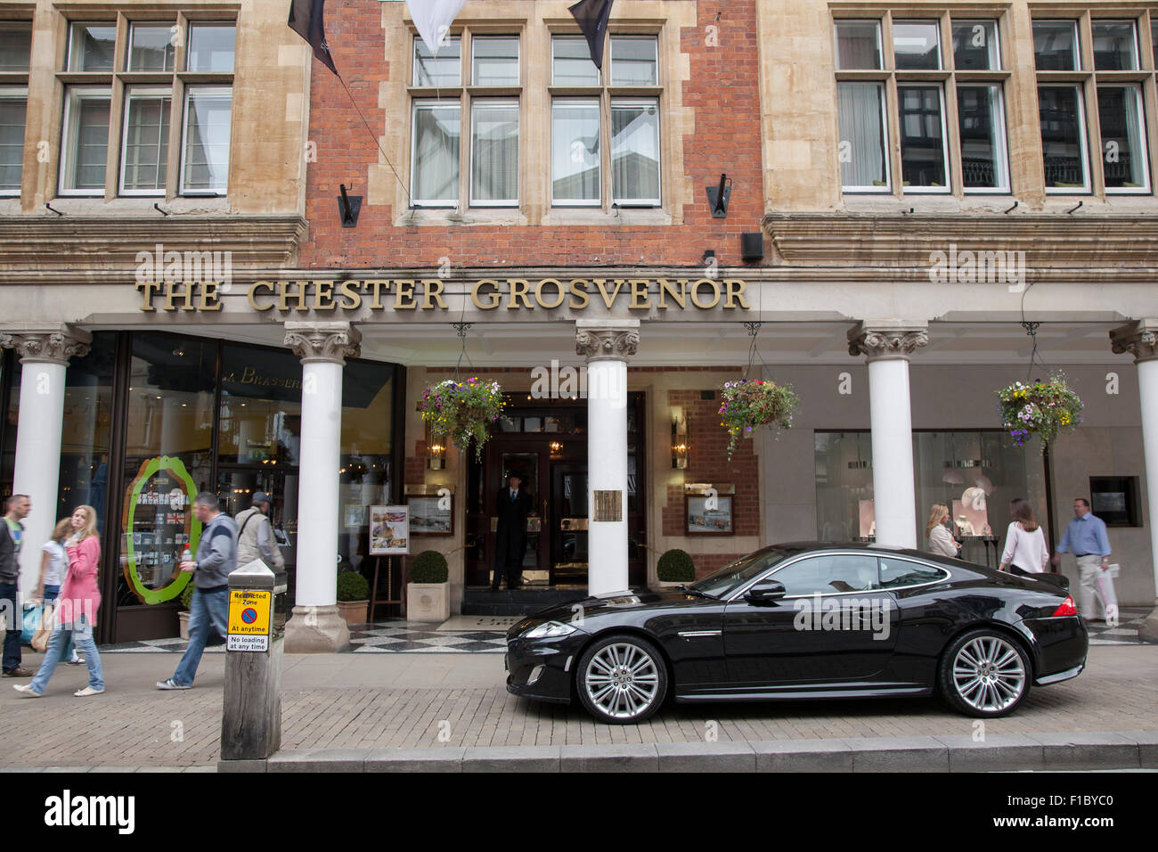 Chester Grosvenor Hotel, Foregate Street, Chester, England, UK Stock ...