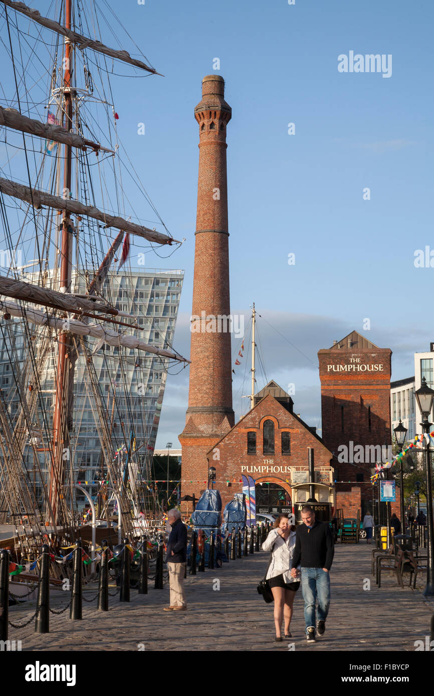 Tall Ships at Boat Festival, Albert Dock, Liverpool, England, UK Stock ...
