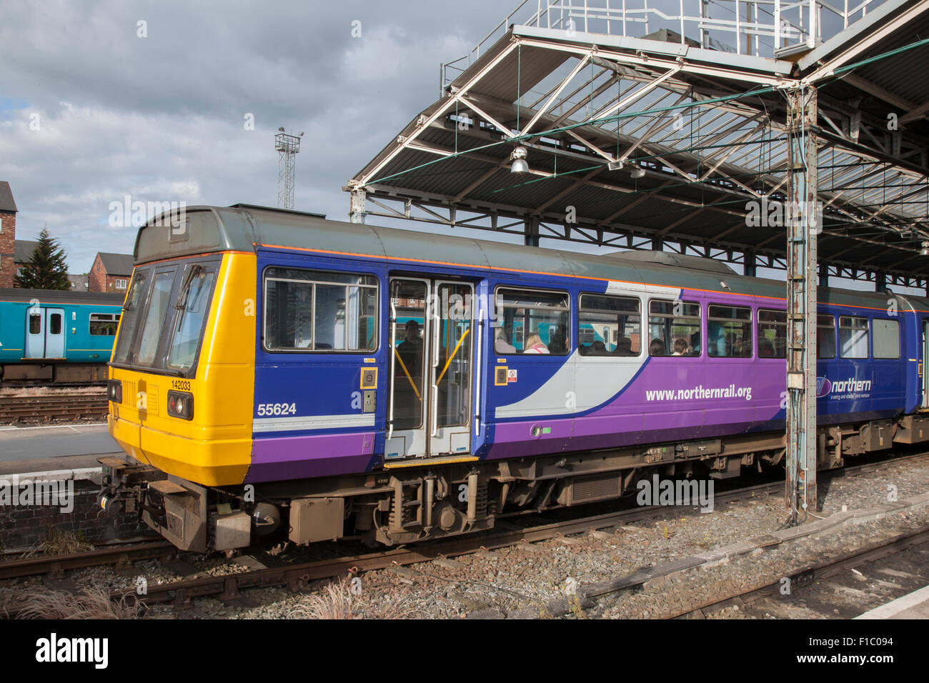 Northern Rail Train in Chester Station, England, UK Stock Photo - Alamy