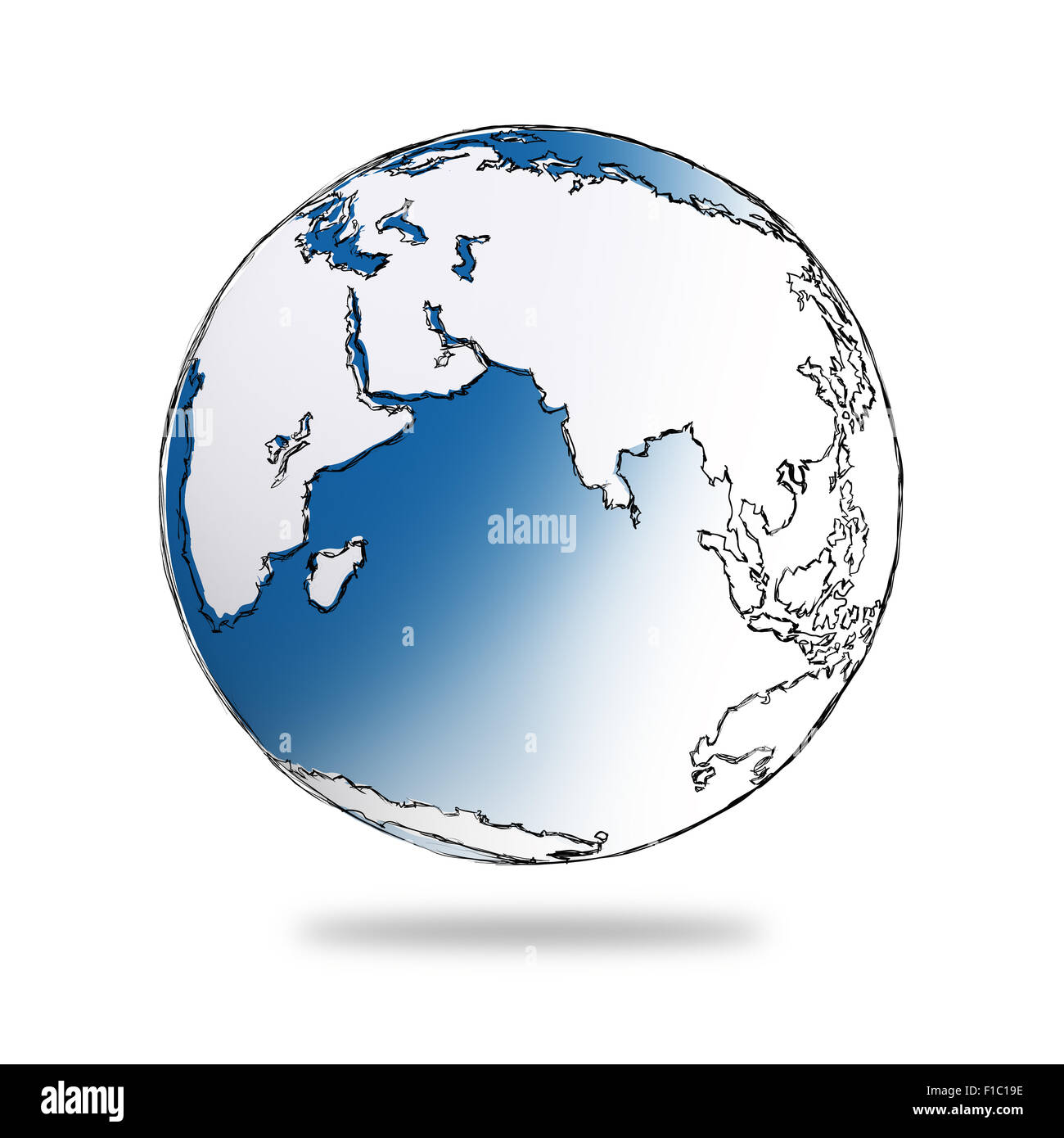Hand drawn earth hi-res stock photography and images - Alamy