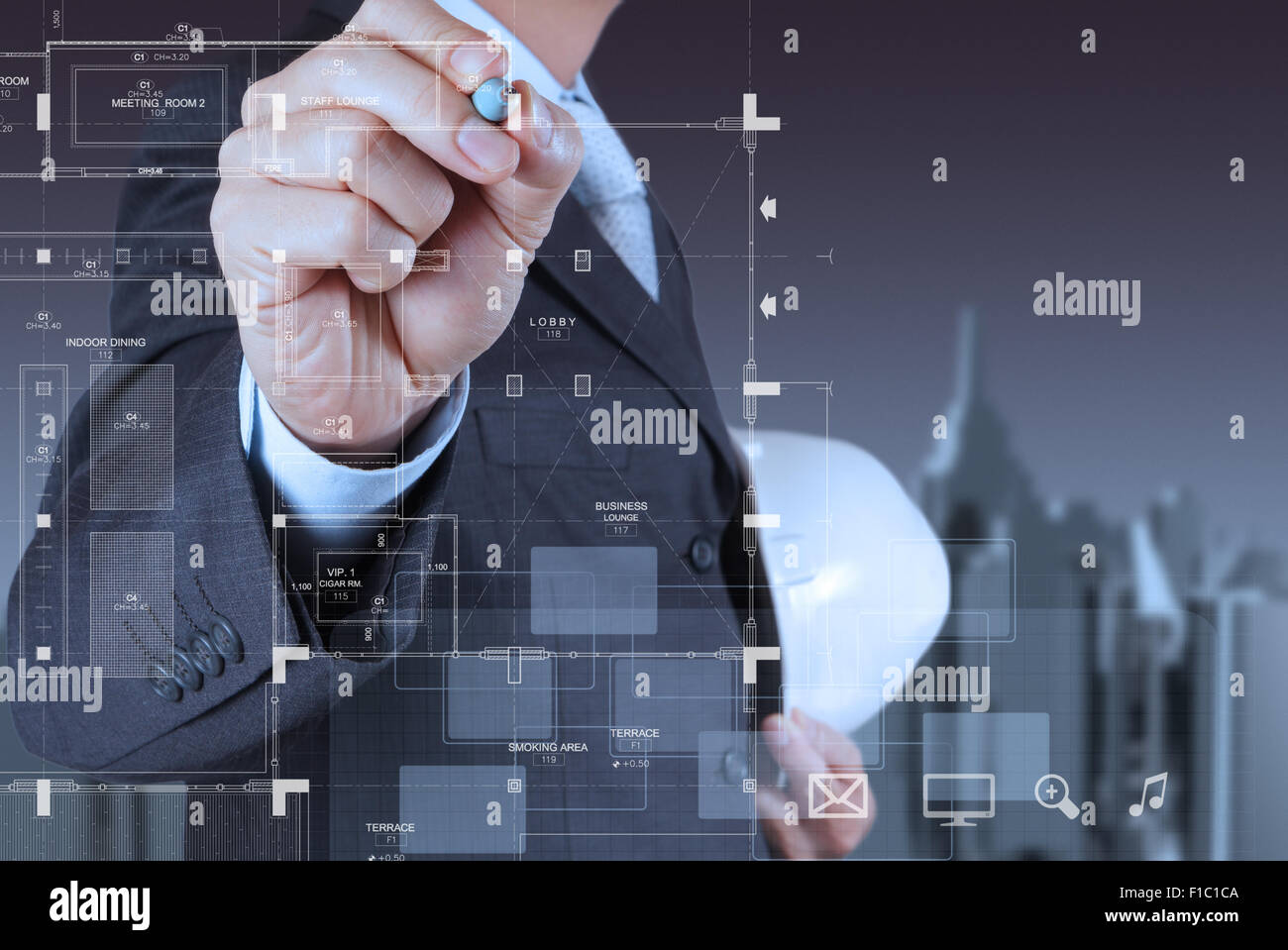smart engineer working on newtechnology Stock Photo - Alamy