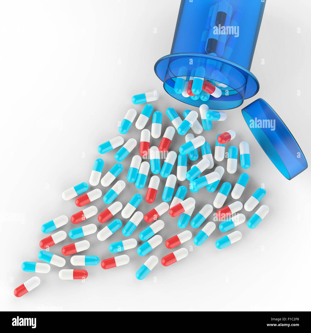 3d pills hi-res stock photography and images - Alamy