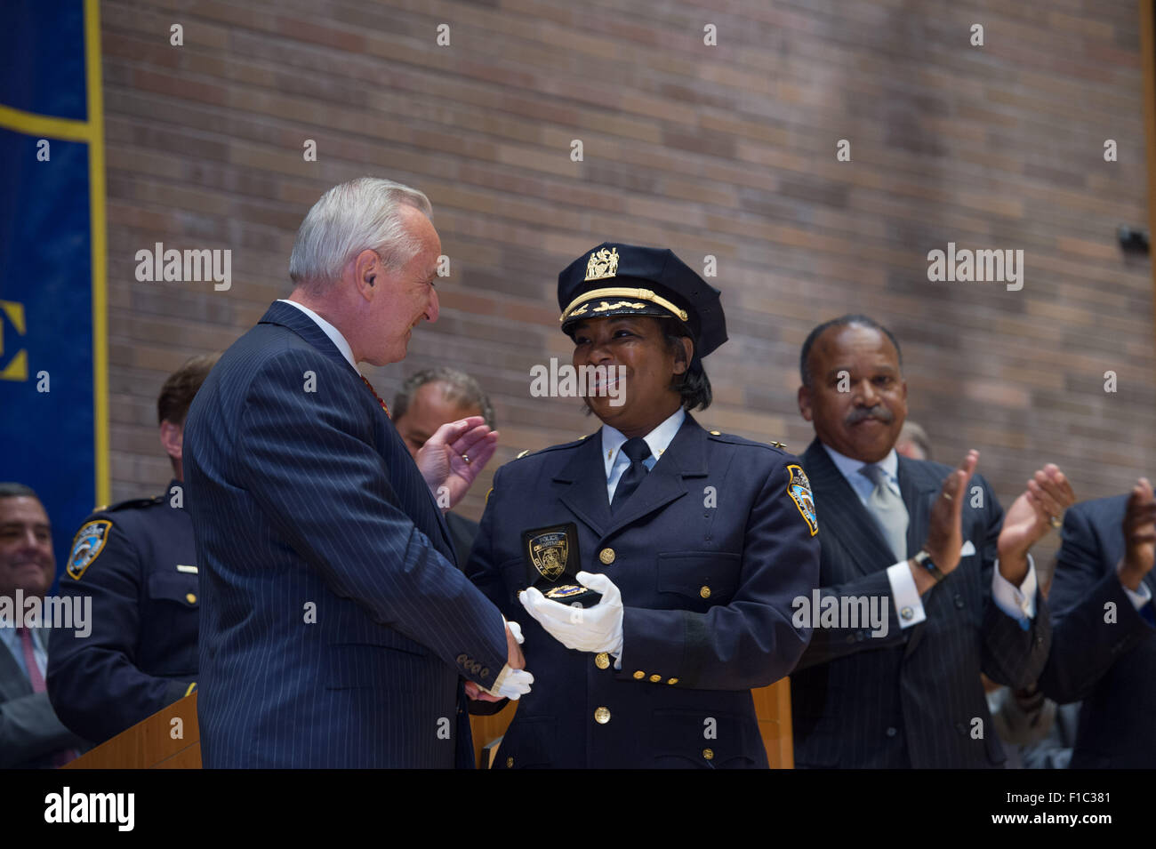 New York, New York, USA. 31st Aug, 2015. Police Commissioner WILLIAM ...