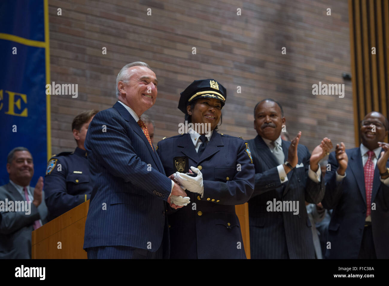 New York, New York, USA. 31st Aug, 2015. Police Commissioner WILLIAM ...