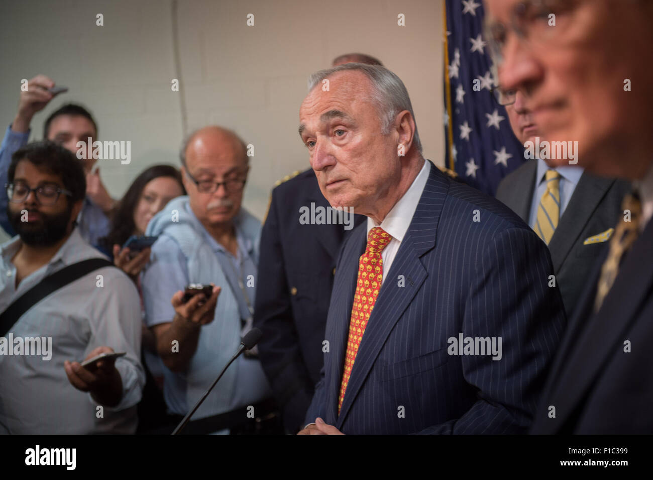 New York, New York, USA. 3rd Jan, 2014. Police Commissioner WILLIAM ...